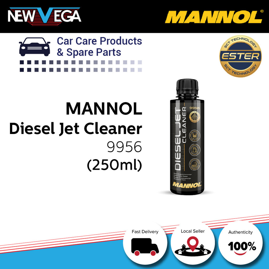 MANNOL MN9956-025PET Diesel Jet Cleaner [Made in Germany] Boosts cetane ...