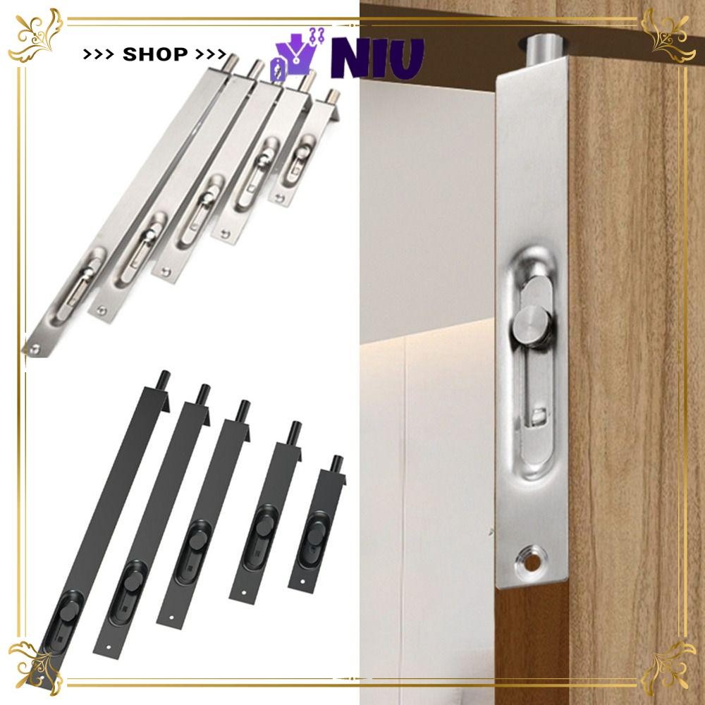 NIU Door Latch Bolt, Slide Bolt Hardware Door Bolts, Hidden Stainless ...