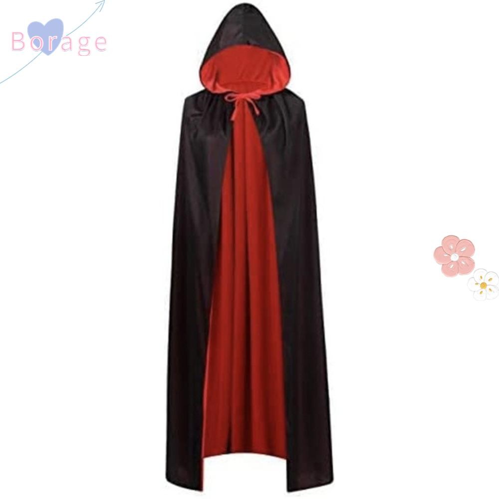 BORRAONE Halloween Cape, 59inch Scary Demon Cloak, Cosplay Dress Up ...