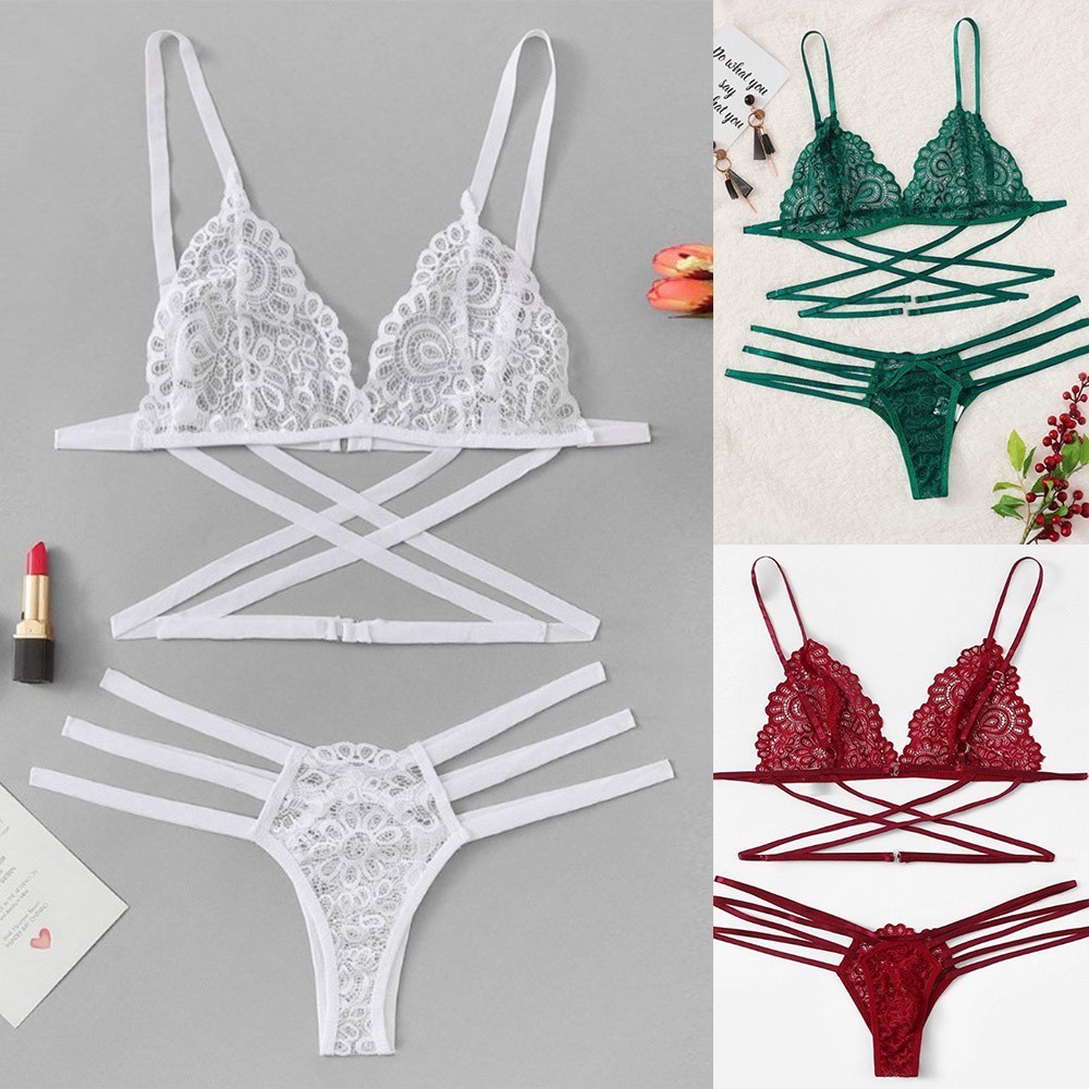 [JTFY] Sexy Women Lace Lingerie Nightwear Underwear G-string Bodydoll ...