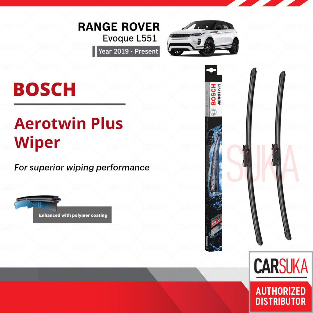 Bosch Aerotwin Plus Wiper Set for Land Rover Range Rover Evoque L551 2nd Gen (2019 - Present ...