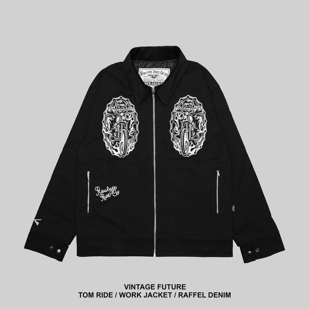 Rawtype RIOT Tom Ride Work Jacket - Black | Shopee Malaysia
