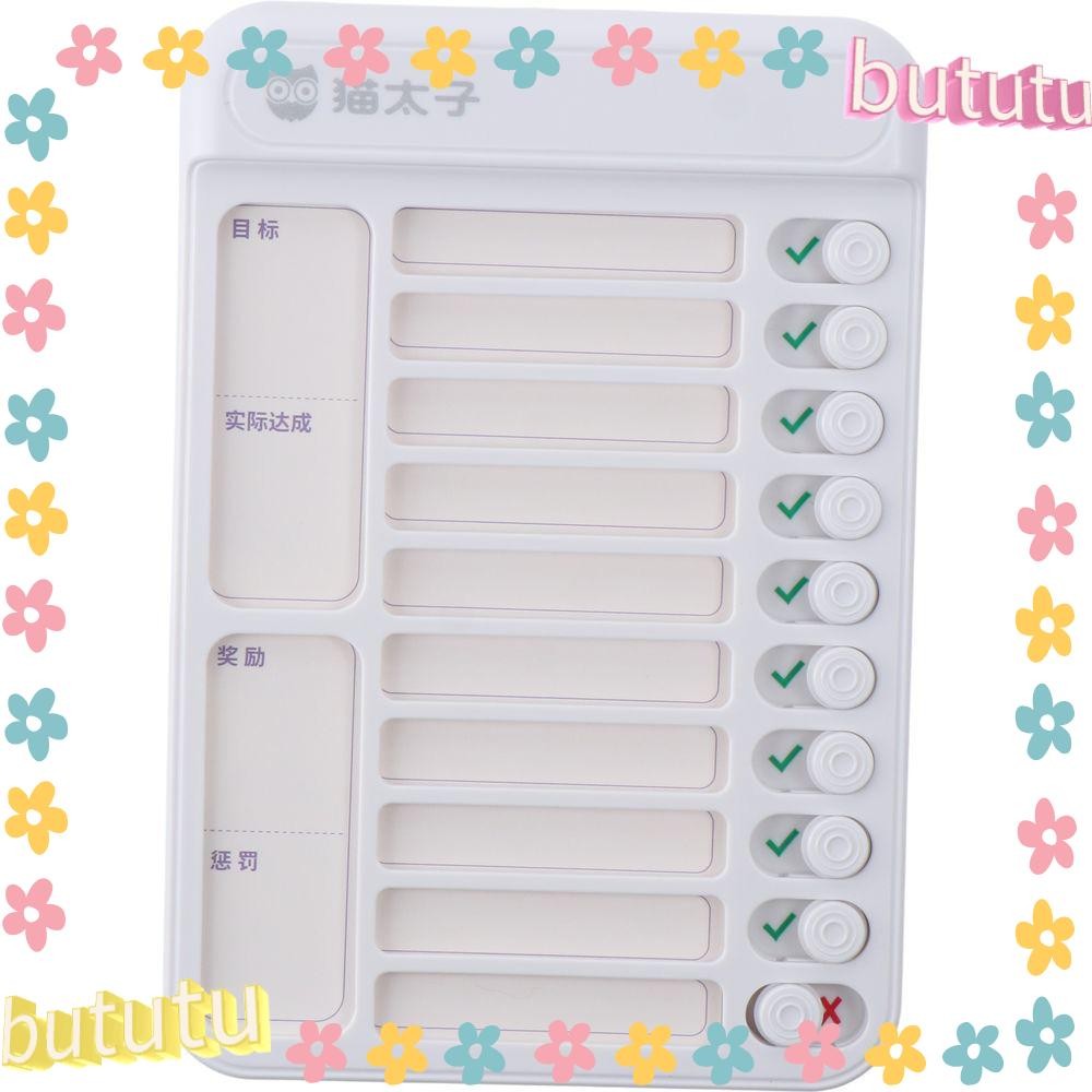 BUTUTU Checklist Board, To Do List Plastic Check List Memo Board ...