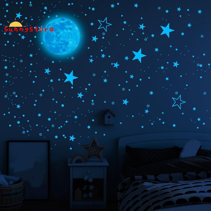 1049 Pcs Starry Stickers Glow in the Dark Stars for Ceiling As Shown ...