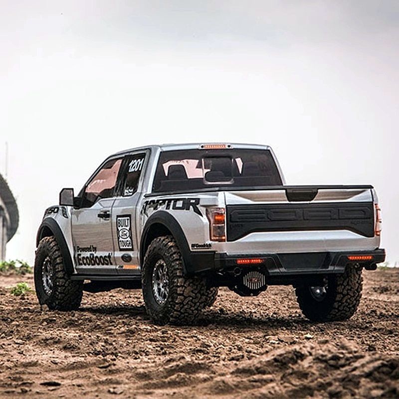 KM Raytheon 1/8 Ford Raptor F150 simulation pickup truck RTR remote ...