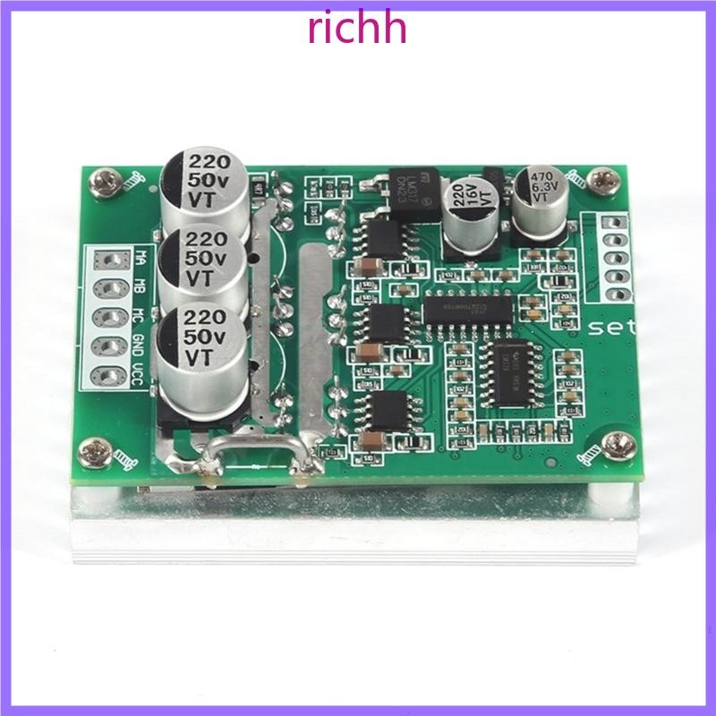Richh 500W 15A Brushless Hall Motor Drive Board DC12-36V Speed ...
