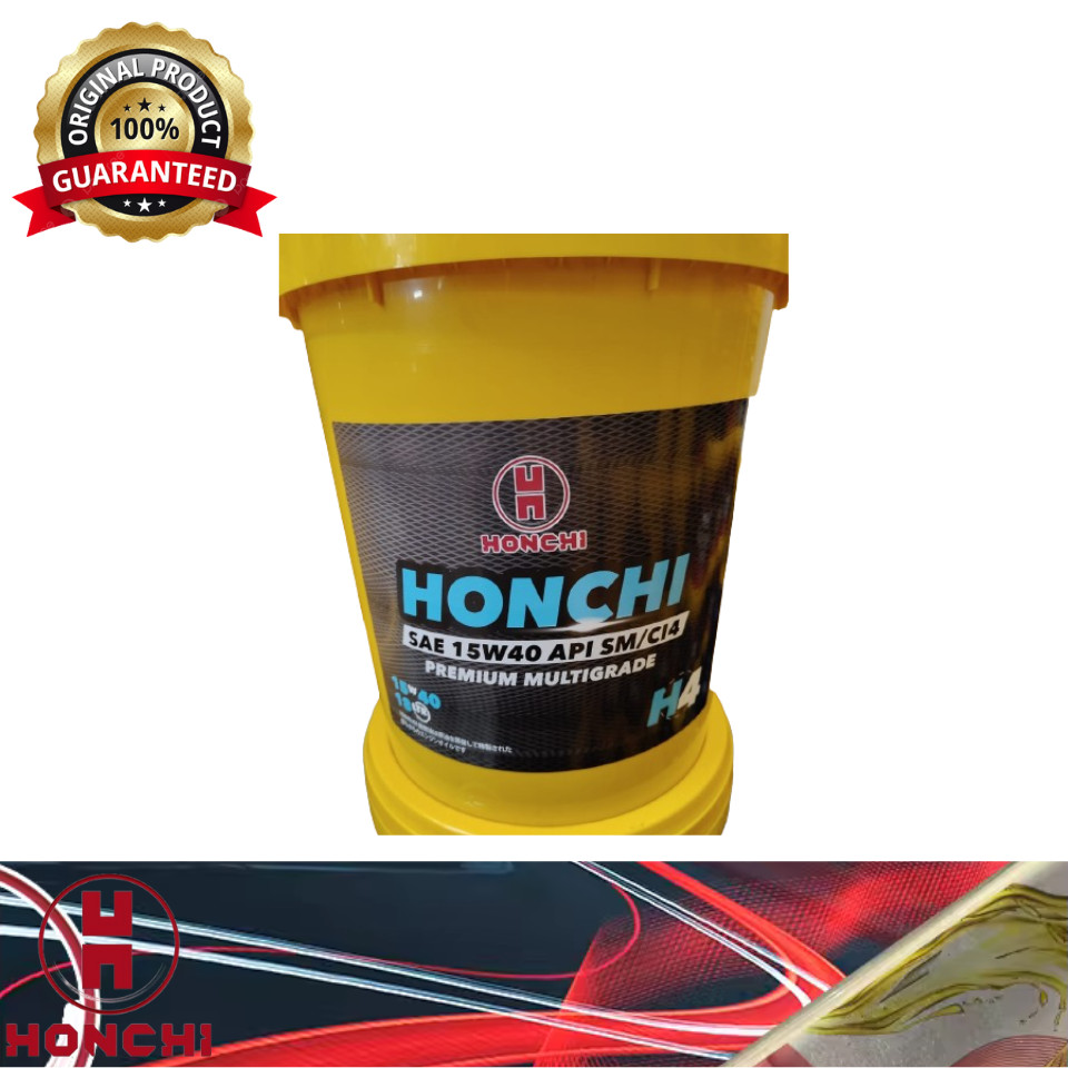 HONCHI H4 15W40 API SN/CK-4 Heavy Duty Diesel Minyak Enjin 18LITER ...