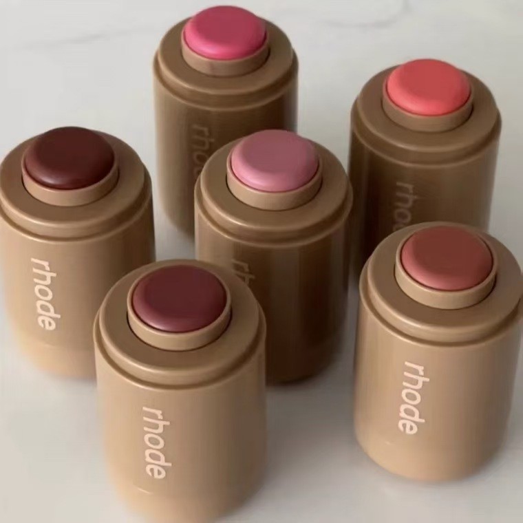 Rhode Blush Stick Lip Cheek Dual-use Blush 腮红 piggy/freckle Shimmer ...