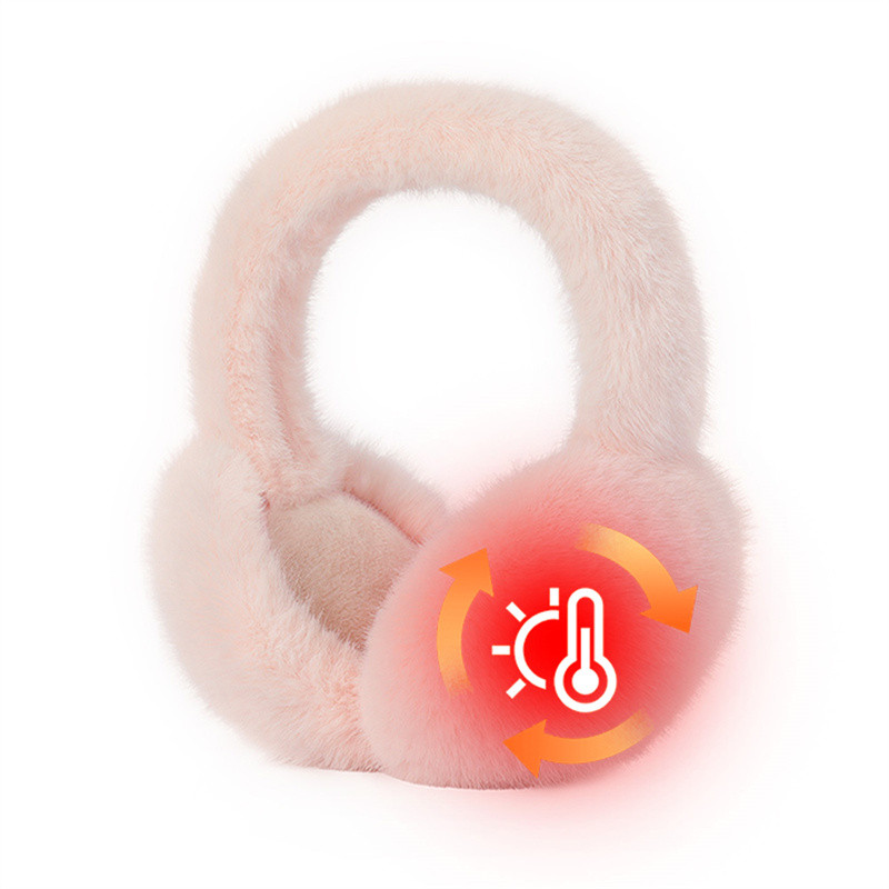 Earmuff Winter Female Lovely Plush Fur Keep Warm Ear Bag Antifreeze Ear ...