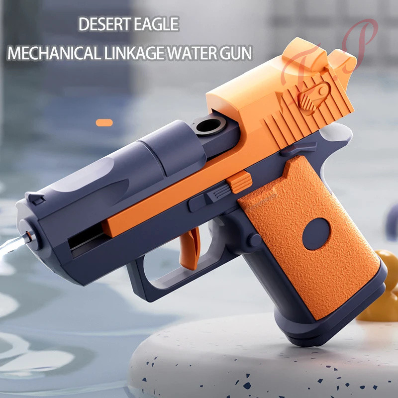 【HUIHUI MY】Mini Manual Water Gun Desert Eagle Pistol Shooting game ...