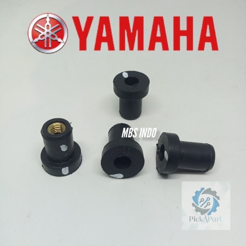 Yamaha N MAX AEROX LAXSI VISOR RUBBER NUT / YAMAHA VISOR STAND RUBBER ...