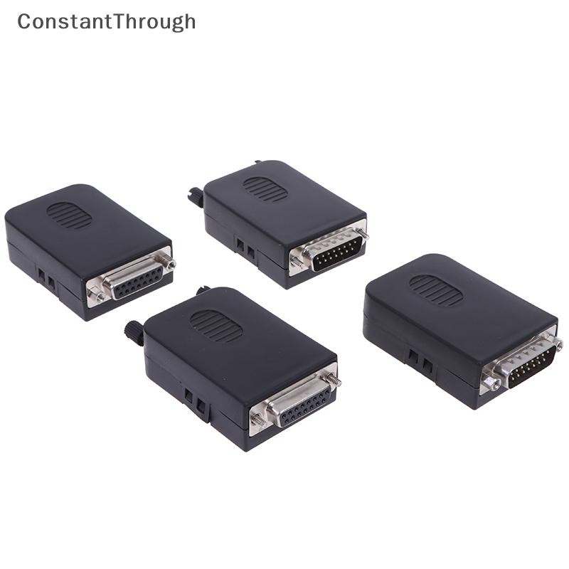 [ConstantThrough] DB15 D-SUB 2 Row 15 Pin Plug Breakout Terminals Board ...