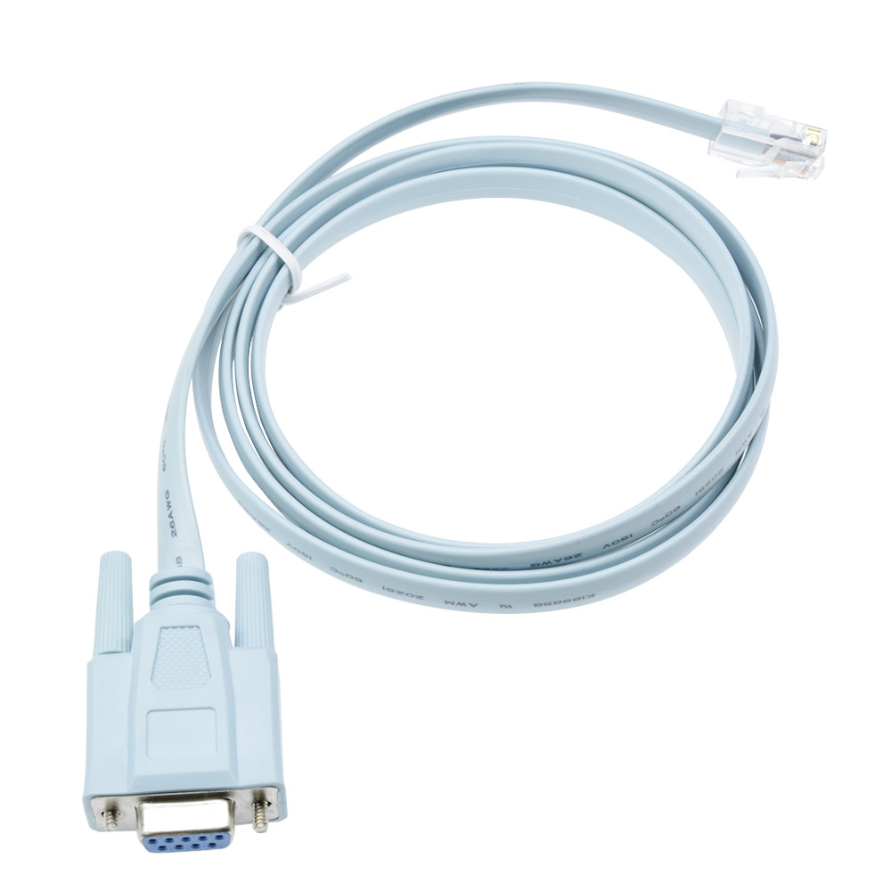 USB Console Cable RJ45 Cat5 Ethernet To Rs232 DB9 COM Port Serial Female Rollover Routers ...