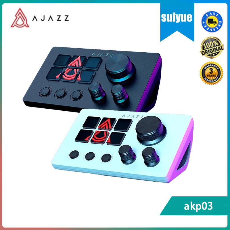 AJAZZ akp03 Desktop helper, console panel controller, live streaming tuning, programmable ...