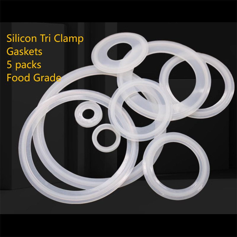 QUZ Sanitary Tri Clamp Gasket FDA Silicon Gasket Food Grade White ...