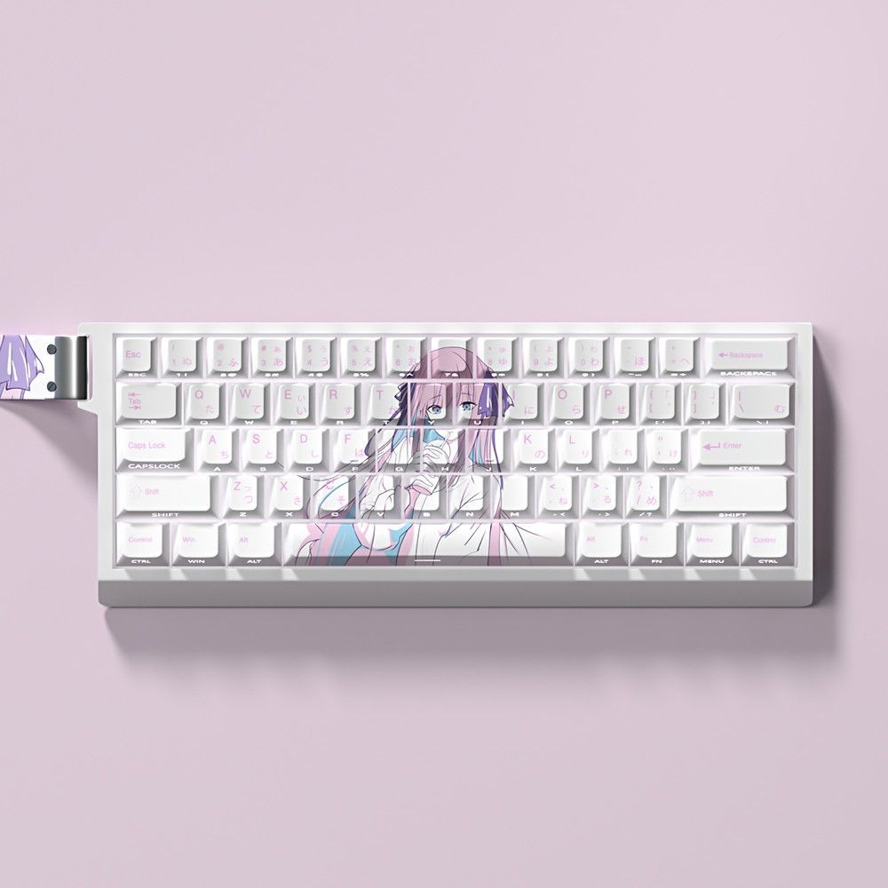 Nakano Nino Keycap Cherry Profile PBT Letter Side-engraved Light ...