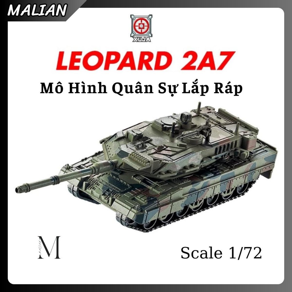 Assembled Plastic Military Model - LEOPARD 2A7 XUJA Tank | Shopee Malaysia