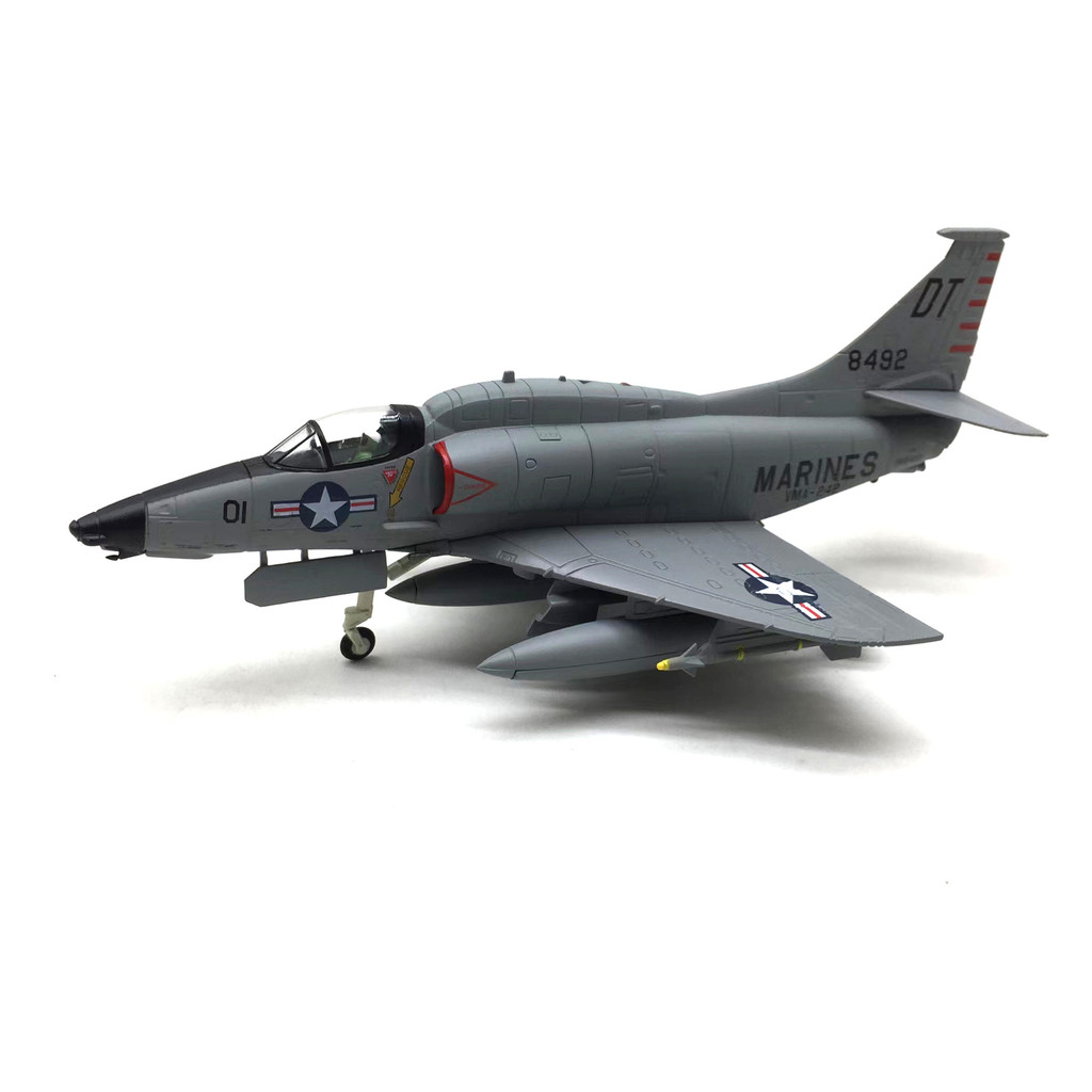 US Marine Corps Skyhawk A-4 Skyhawk Attack Aircraft Model 1:72 Scale ...