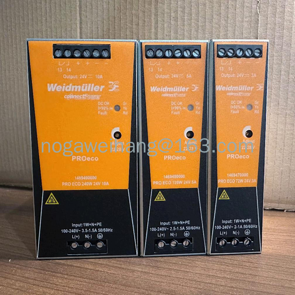Weidmuller Power supply PRO ECO 72/120/240/480/960W 24V card rail ...