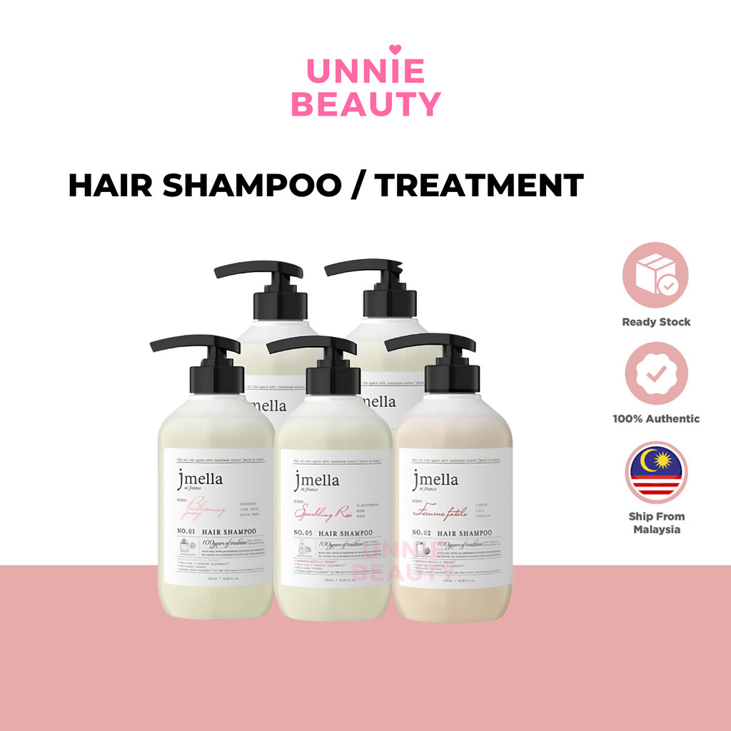 JMELLA Hair Shampoo 500ml / Hair Treatment 500ml 洗发水 Hair Care Shampoo ...