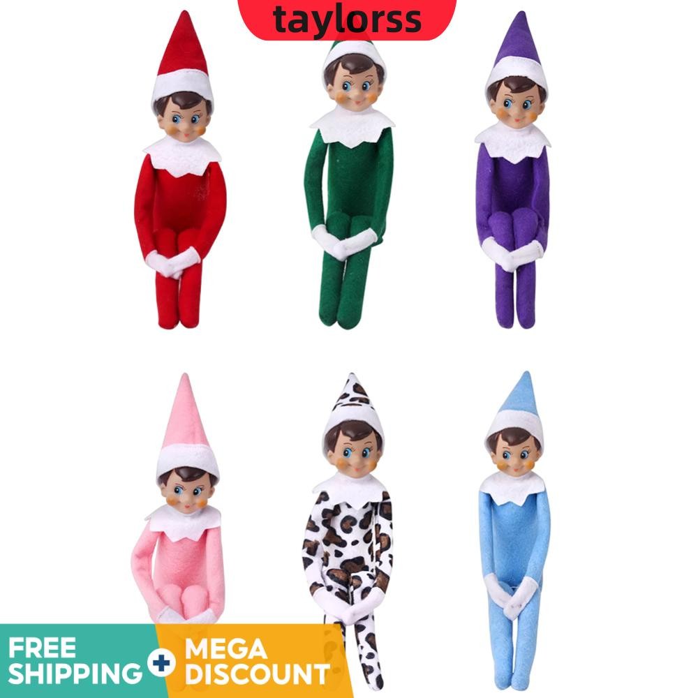 14cm Christmas Elf Shelf Doll Mini Toy Elf Doll Decorative Little Elf ...