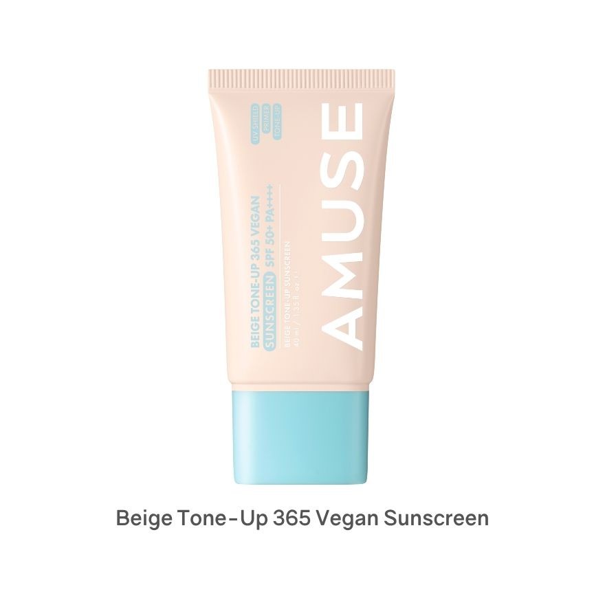 Amuse Beige Tone-Up 365 Vegan Sunscreen Spf 50+ Pa++++ | Shopee Malaysia