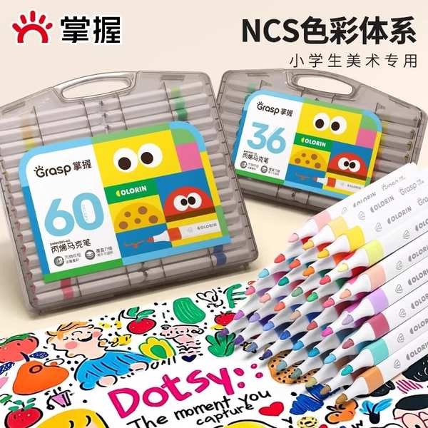 marker pen colour acrylic marker Kuasai penanda akrilik, pelajar ...