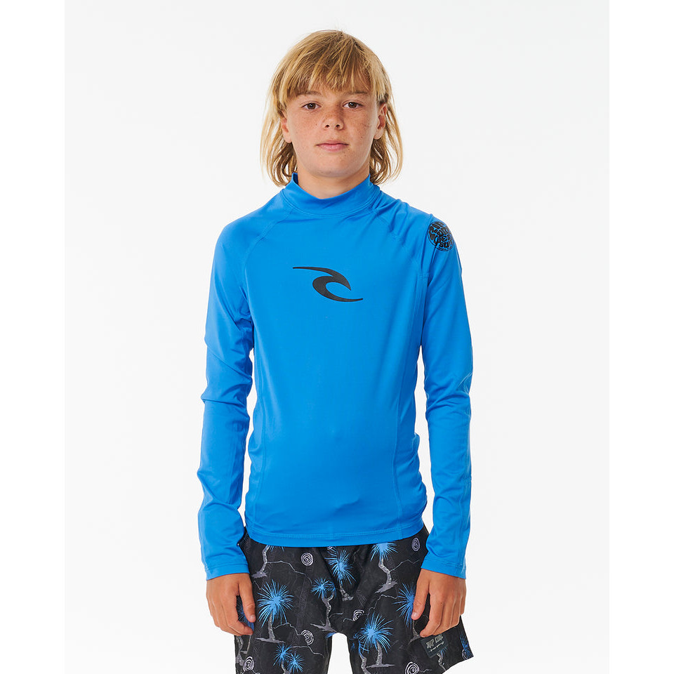 Rip Curl Boy Brand Wave Upf L/S Rash Vest-Boy 122BRV | Shopee Malaysia