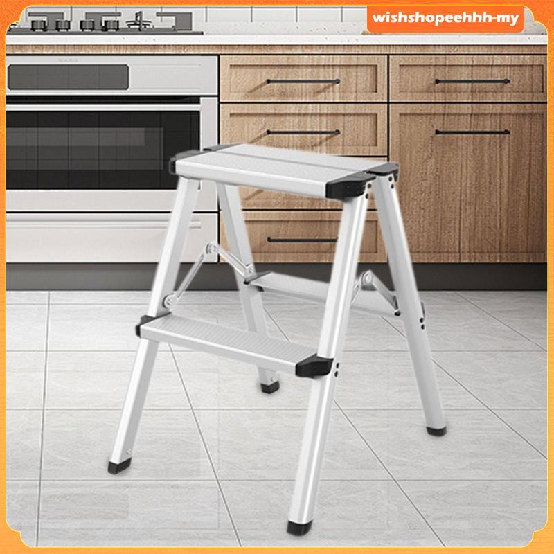 [WishshopeehhhMY] Folding Step Ladder High Stool Sturdy Nonslip Space ...