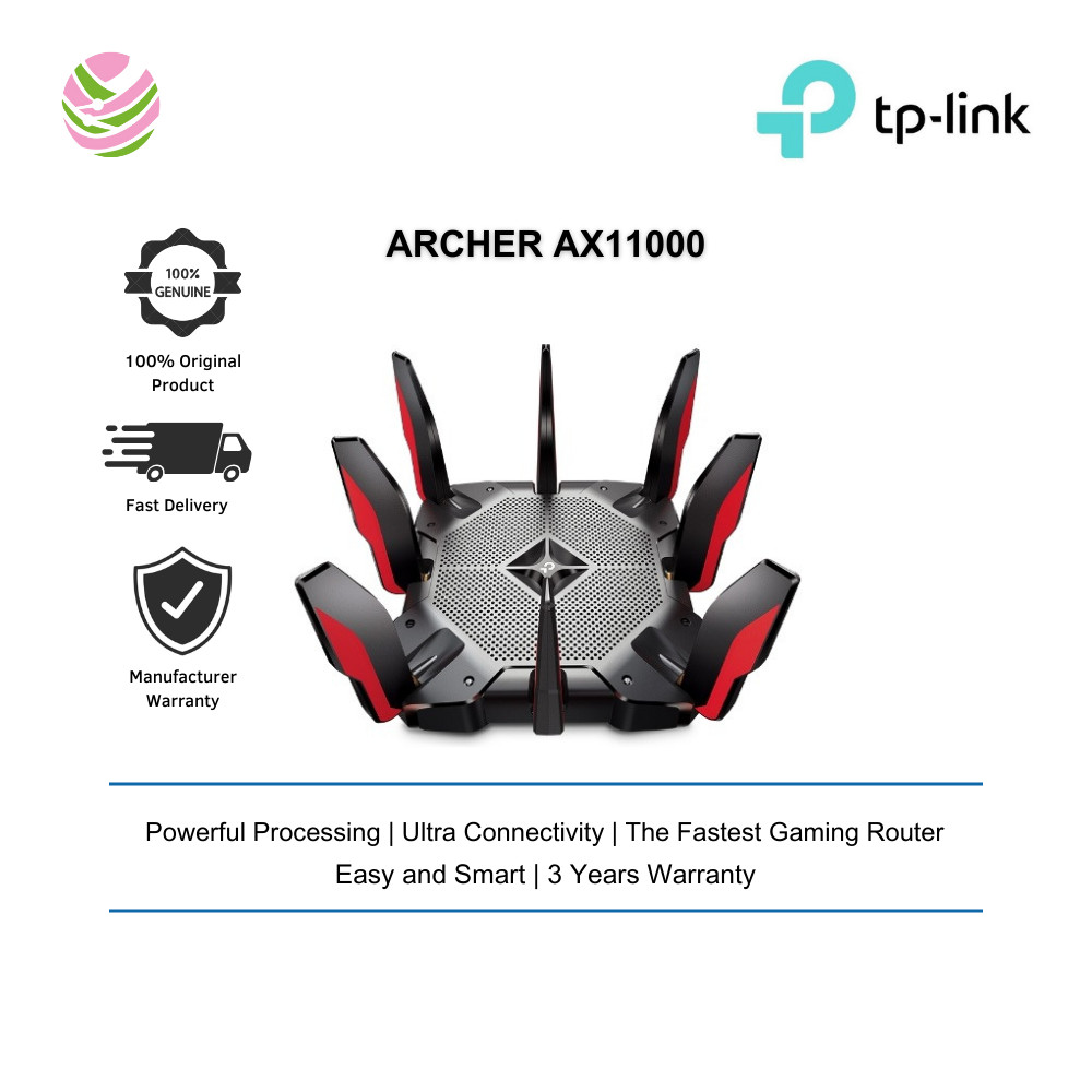 TP-Link Gaming Routers Archer AX11000 Next-Gen Tri-Band Gaming Router ...