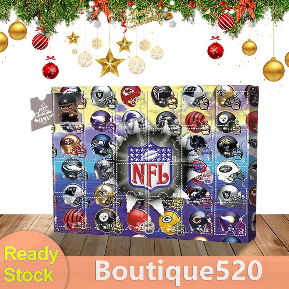 American Football Advent Calendar 2024 24 Figures Christmas Advent ...