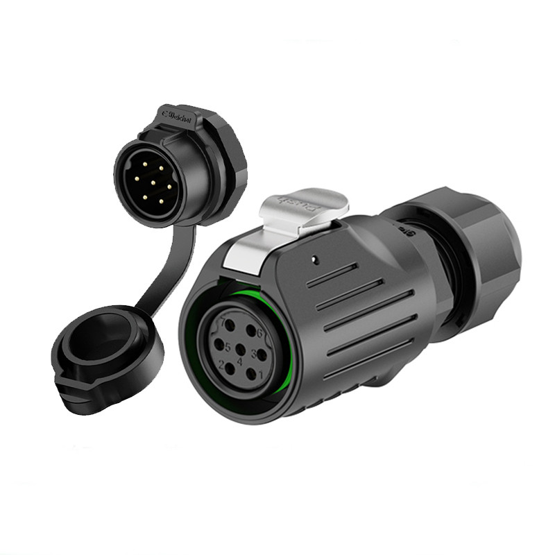 LP16 Female Plug Male Socket M16 Electrical 2Pin 3 4 5Pin Power ...