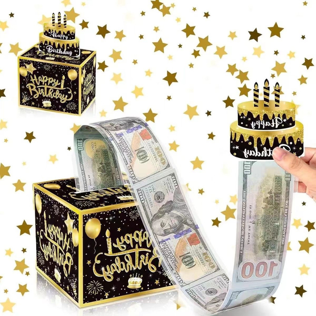 Ready Stock Influencer Surprise Cash Pick-up Machine Red Envelope Box ...