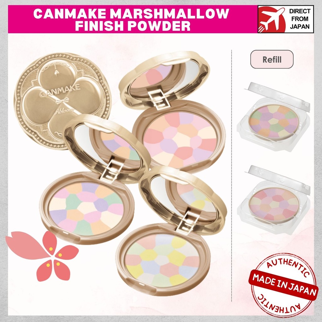 Canmake Marshmallow Finish Powder -Abloom-Direct from Japan | Shopee ...