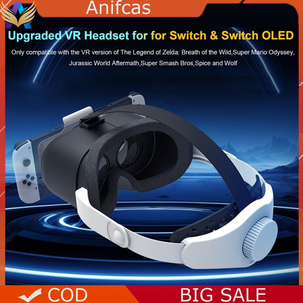 VR Headset 3D VR Glasses with Adjustable Pupil Distance for Nintendo ...