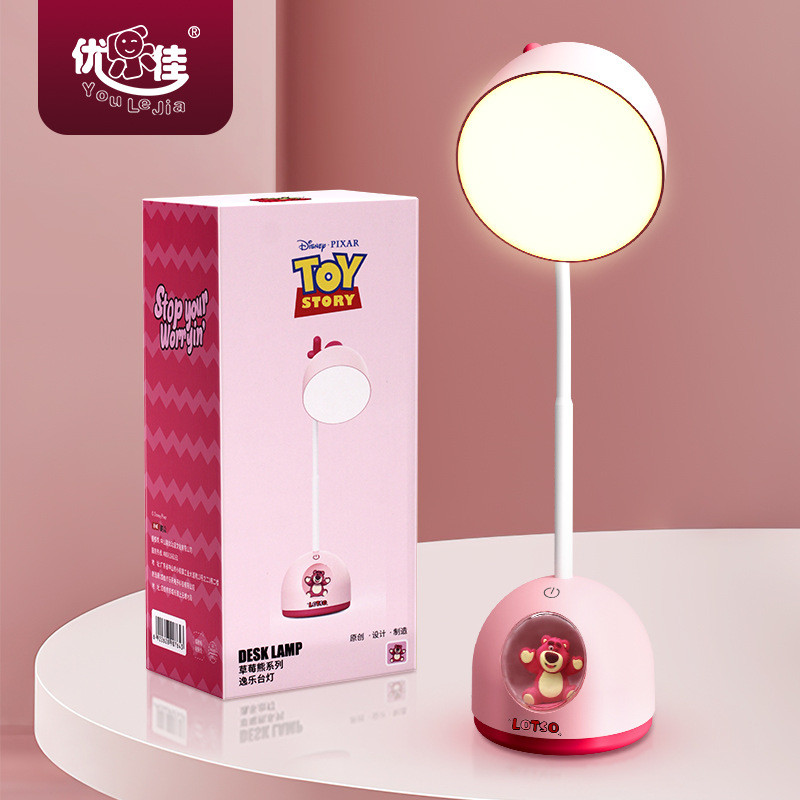 Disney LT-A2084A Desk Lamp Lights Alien Mickey Strawberry Bear Lotso ...