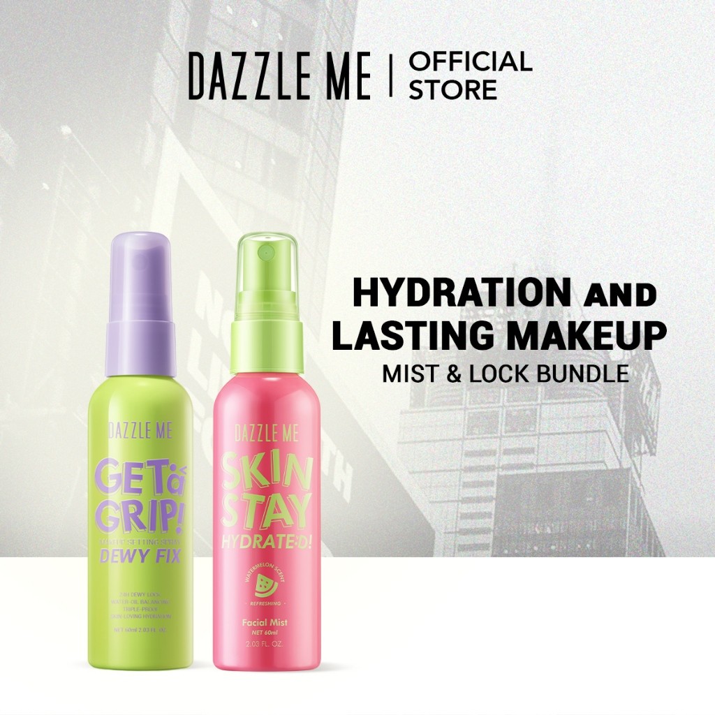 [NEW!!] Mist & Lock Bundle DAZZLE ME Facial Mist Rehydrating Spray ...