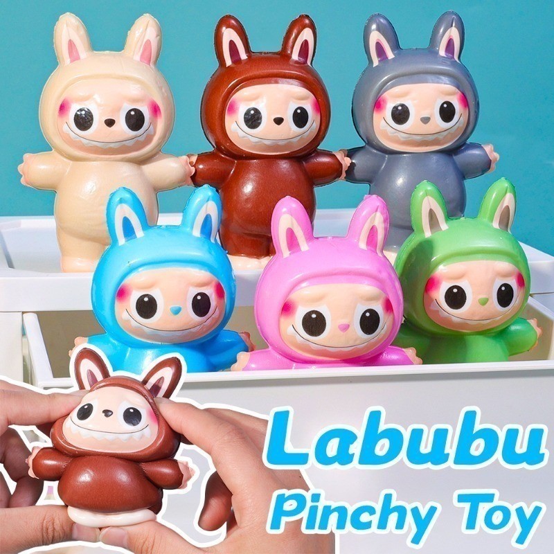 Kawaii Labubu Fidget Hands Cute Stress Relief Squishy Anime Children ...