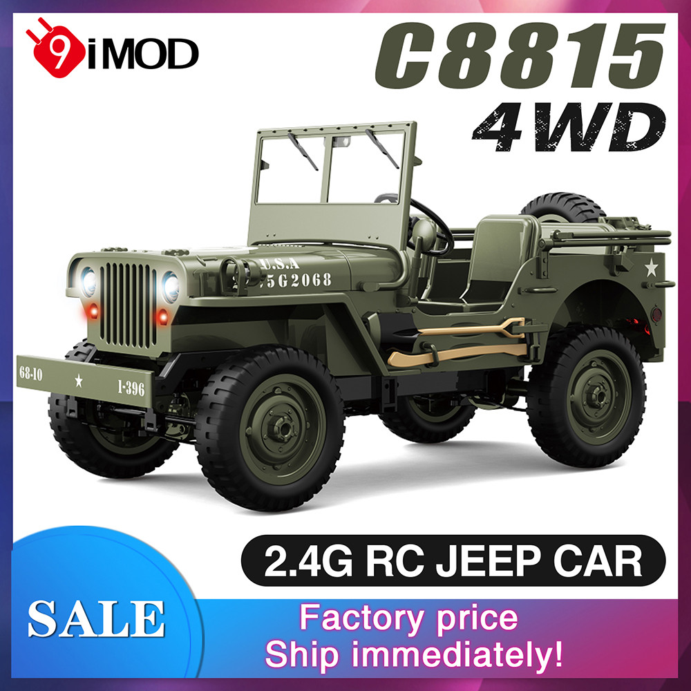 9IMOD C8815 RC Car Jeep 2.4GHZ 4WD 50M For SandyAreas Hillsides ...