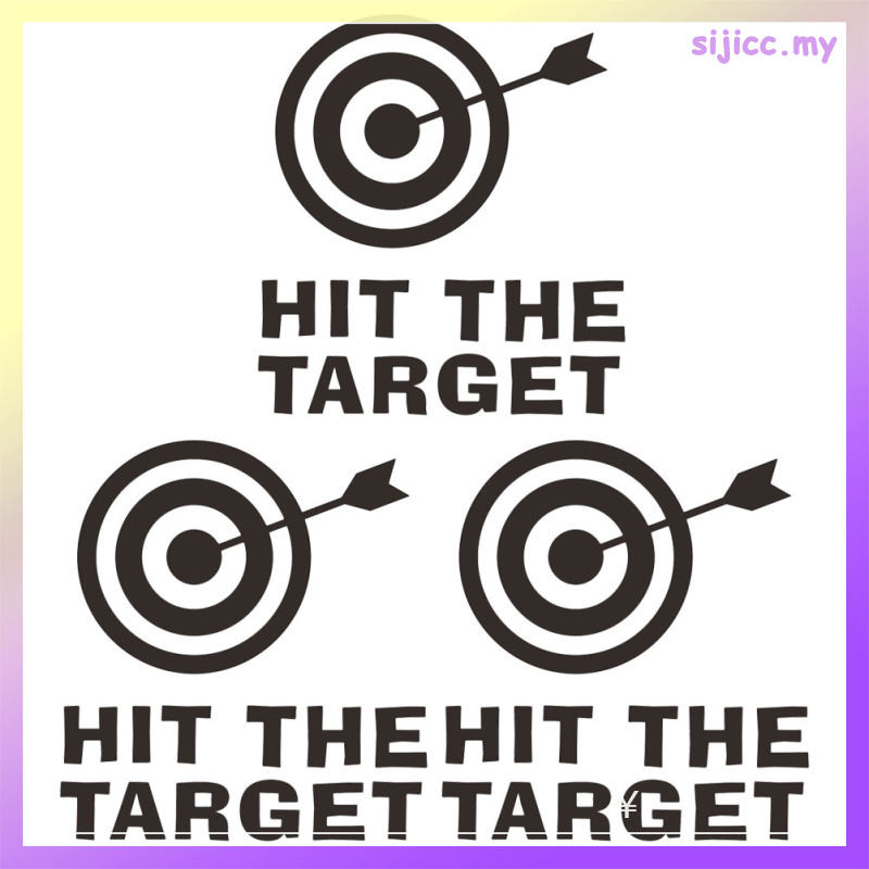 【in stock】Bullseye Urnal Bathroom Toilet Stickers Funny Urinal Applied ...