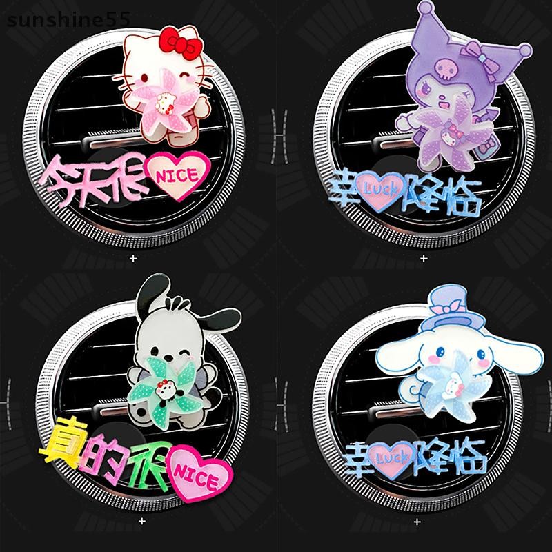 Sun Sanrio Air Freshener Cinnamon Car Diffuser Anime My Melody Kuromi ...