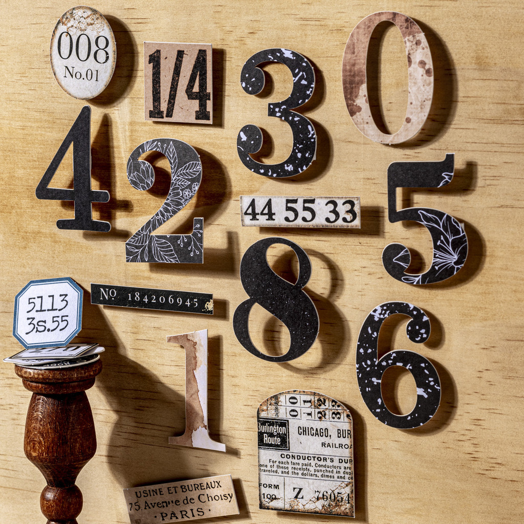 Sai Bata Sticker Pack Number Theme Handbook Decoration Collage Material ...