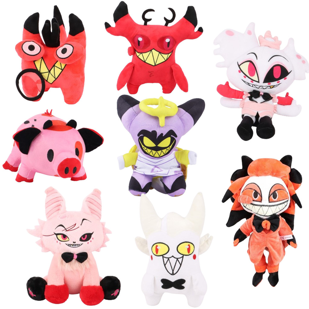 Hazbin Hotel Plush Toy Funny Dust Alastor Charlie Vaggie Adam Meow ...