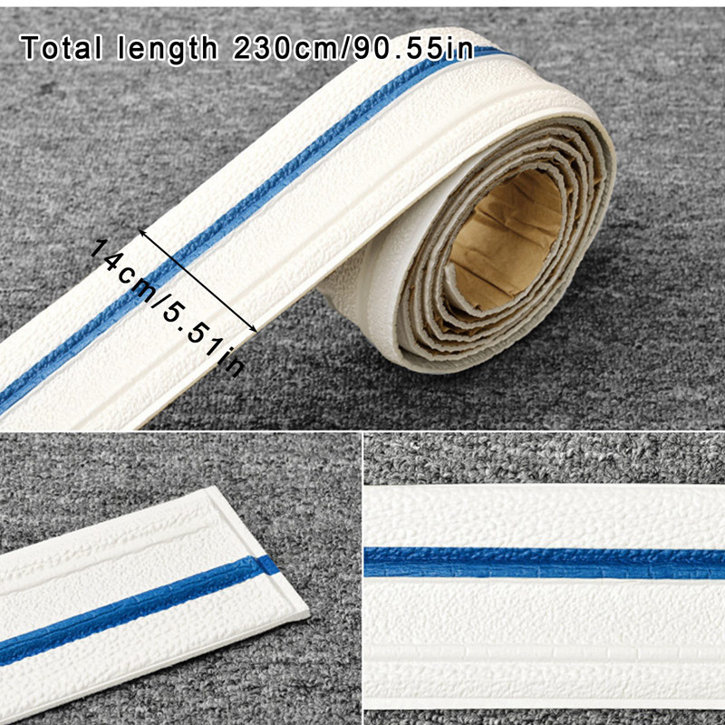 GYT 230x14cm/230x7cm Concave Convex Corner Top Angle Line Foam Wall ...