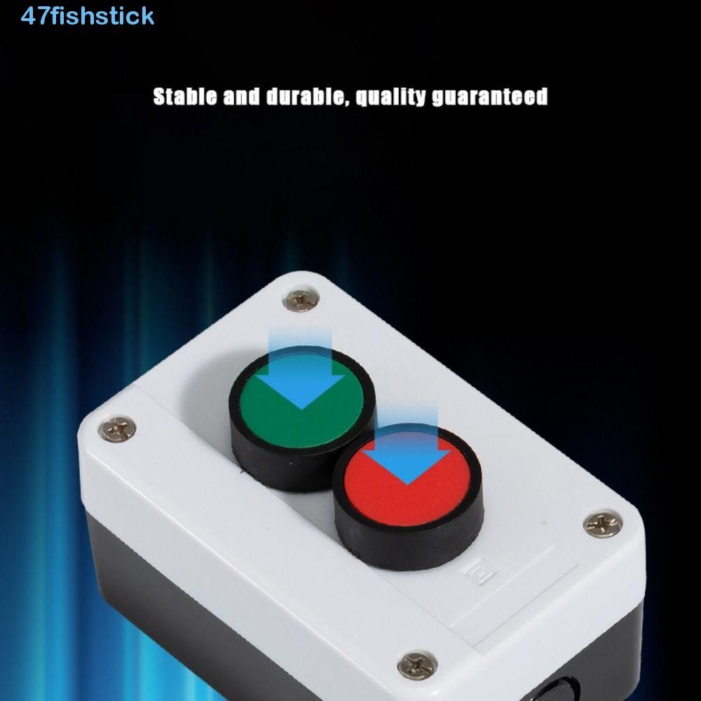 FISHSTICK Button switch, Red Green Push Button Self-resetting light ...