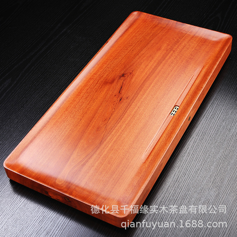 Pinggan teh rosewood, kayu solid, rumah tangga segi empat tepat, kayu ...