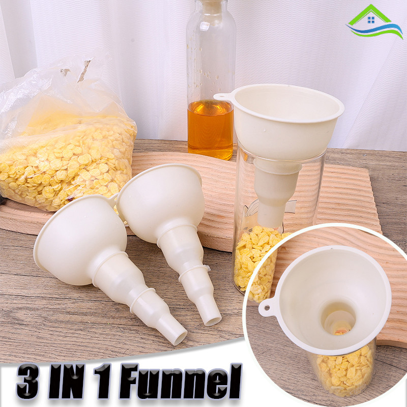 Kitchen Large Wide Mouth Food Funnel Set for Filling Jars Bottles ...