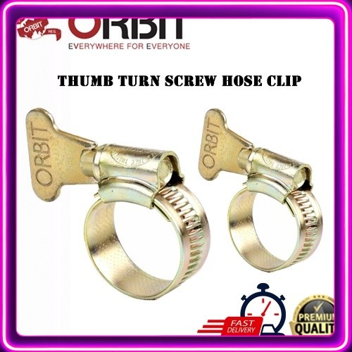 ORBIT THUMB SCREW Hose Clip BUTTERFLY HOSE CLIP / PENYEPIT HOSE CLIP ...