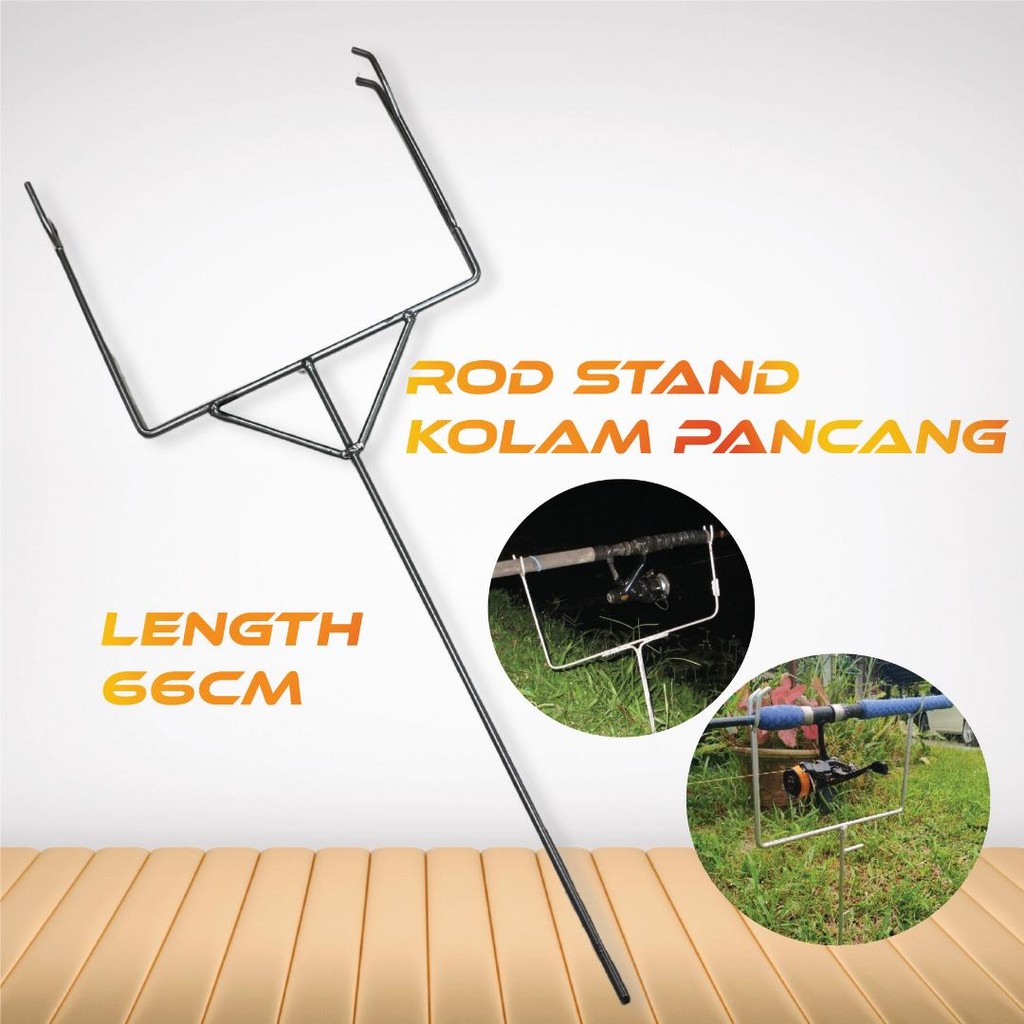 【MR.T】Pancang Joran Besi 66cm – Fishing Rod Stand Holder untuk Kolam ...