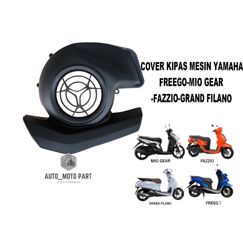 MESIN Freego B5D engine fan cover, fazzio mio gear grand filano, best ...